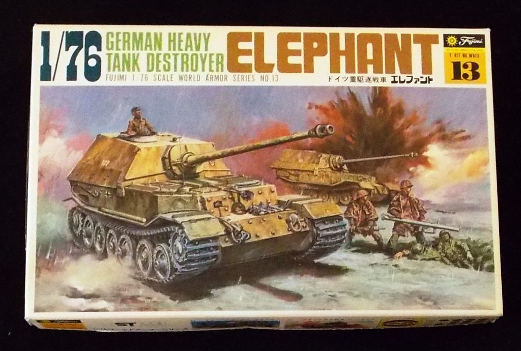 Fujimi - 1/76 Scale Elephant German Heavy Tank De Unbuilt Model Kit in ...