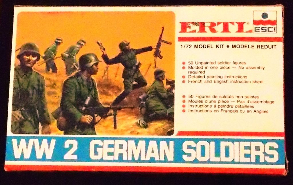 ERTL ESCI - 1/72 Scale WW2 German Soldiers Scale Model Figures in ...