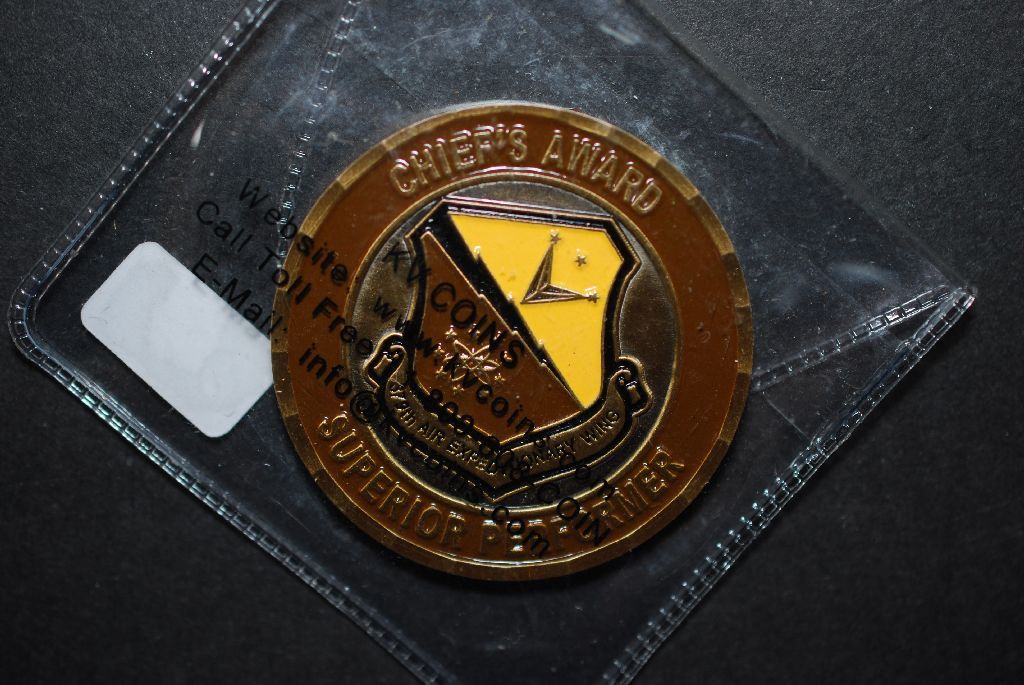 Al Udeid Air Base Qatar Desert Chief's Group Military Challenge Coin ...
