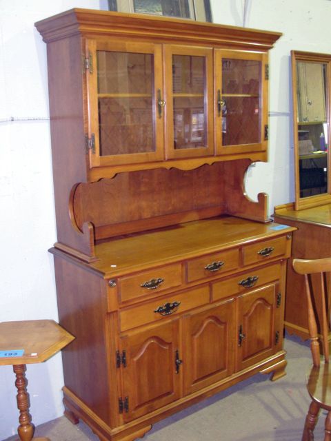 Solid Roxton maple buffet and hutch