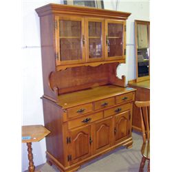 Solid Roxton maple buffet and hutch