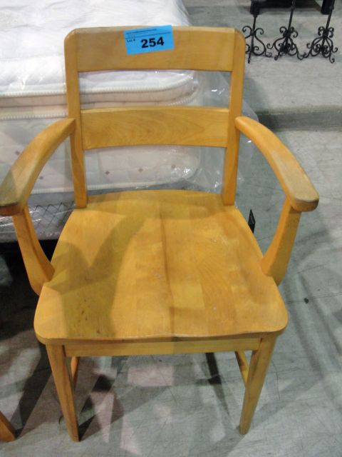 Vintage maple office chair