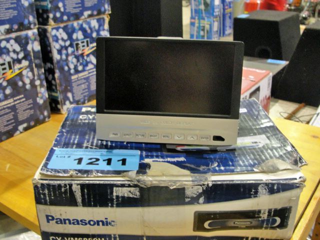 Panasonic car stereo with wide color display