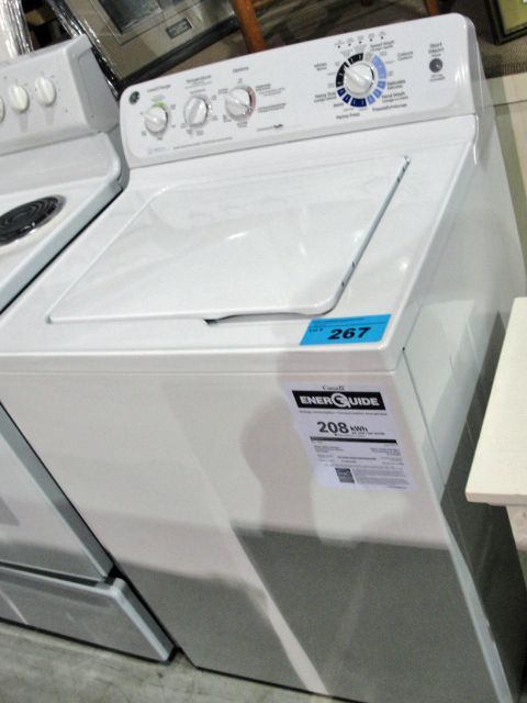 GE hydro wave commercial quality white washer