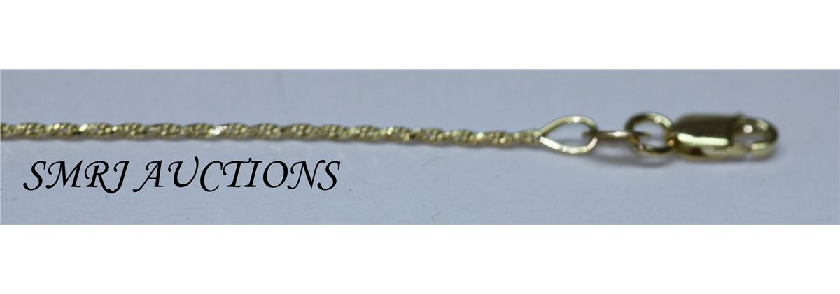 GENUINE 14K ITALIAN YELLOW GOLD 2.66G LARA CHAIN