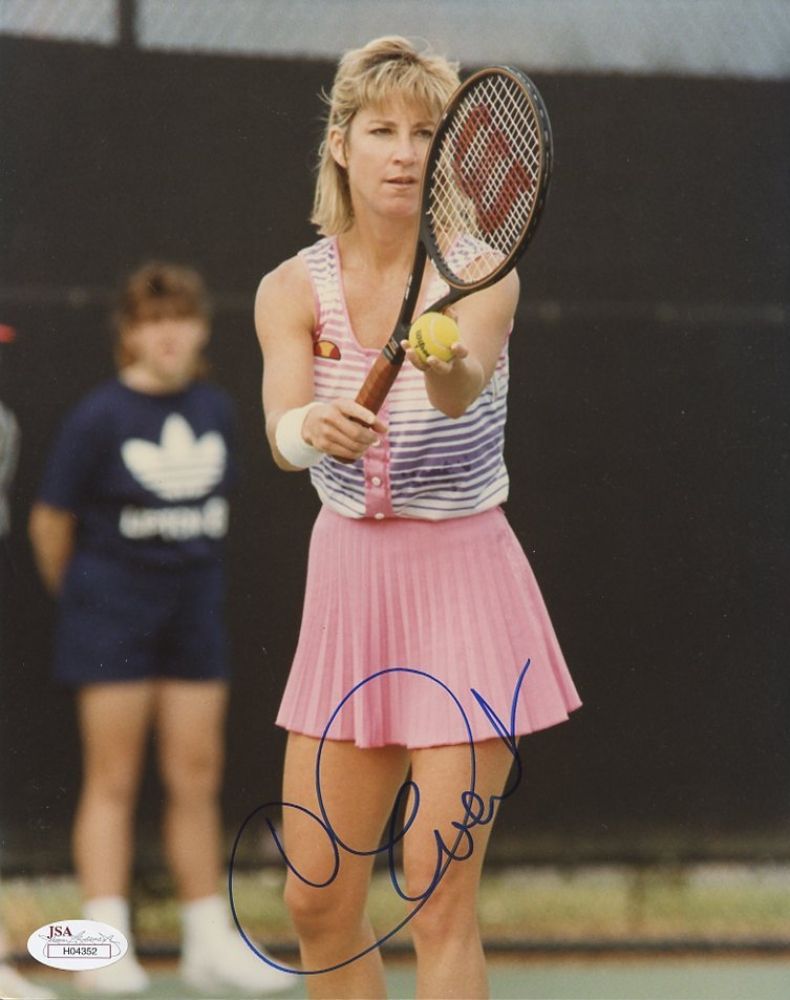 Chris Evert Signed 8x10 Photo (JSA COA)