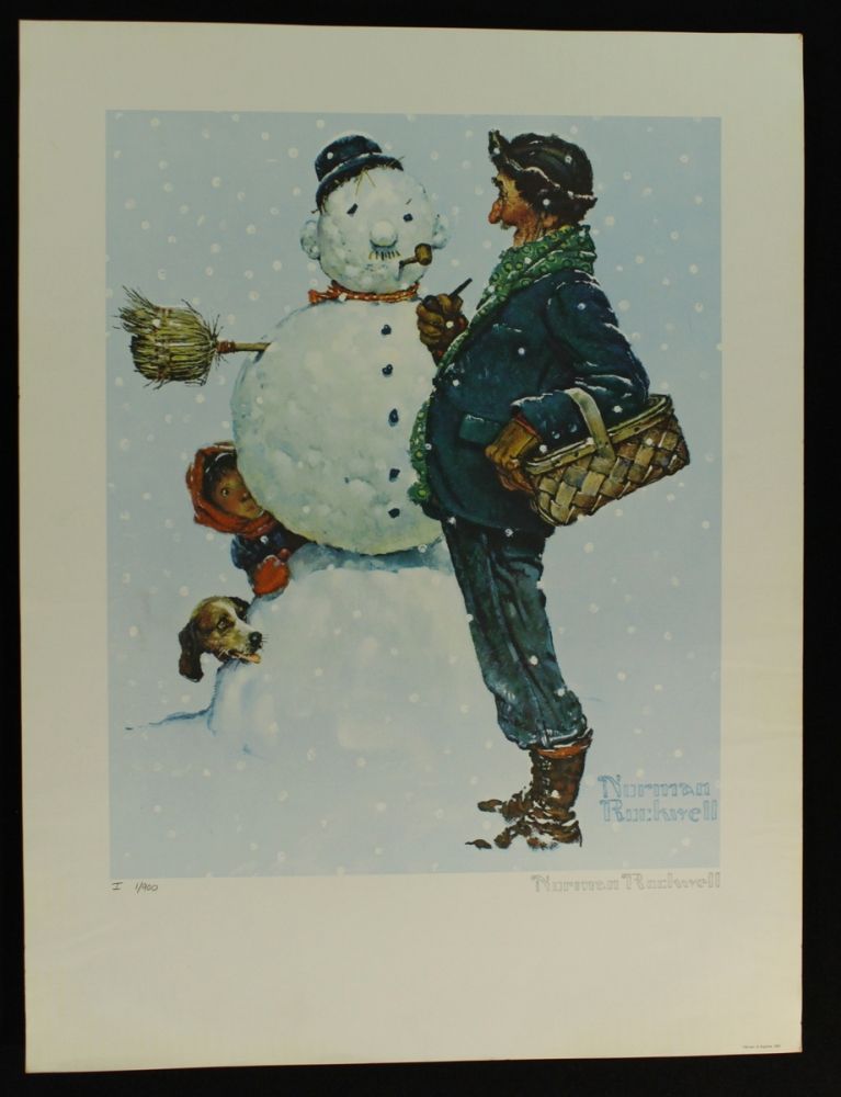 Norman Rockwell Limited Edition 18x24 Lithograph #1/900 (PA LOA)