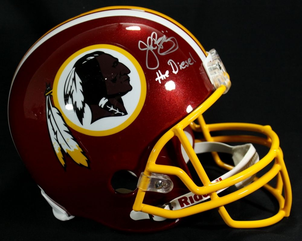 John Riggins Signed Redskins Full-Size Helmet Inscribed "The Diesel ...