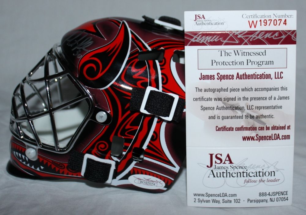 Martin Brodeur Signed Devils Mini-Helmet (JSA COA)