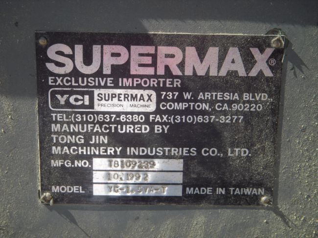 Supermax Milling Machine