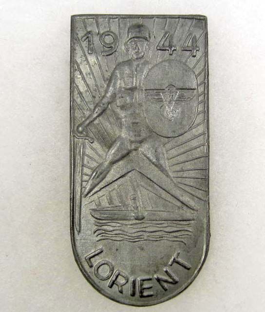 GERMAN NAZI LORIENT SHIELD