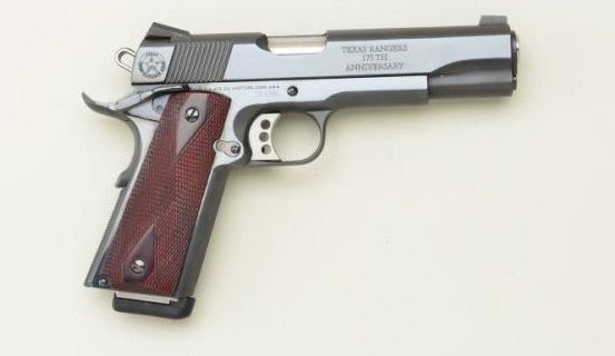 Pair of Colt gold cup trophy model 45ACP cal, semi auto pistols in ...