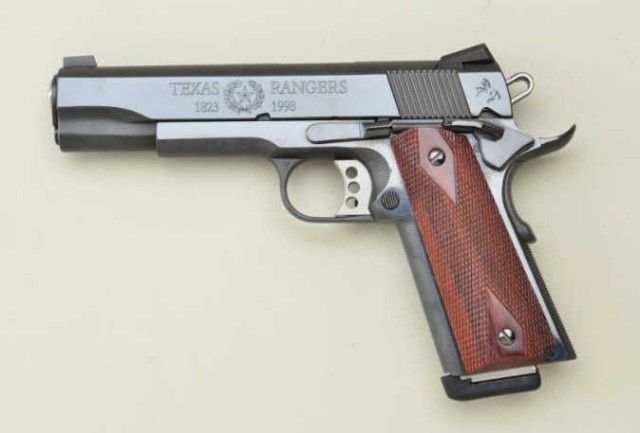 Pair of Colt gold cup trophy model 45ACP cal, semi auto pistols in ...