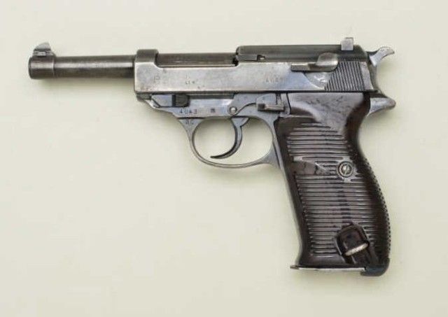 German Walther P-38 ac 41 marked semi-auto pistol, 9mm cal., 5” barrel ...