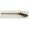 Unusual late Wheelock rifle with brass cannon type barrel and enclosed ...