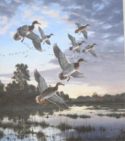 Original oil painting on board signed lower right Maass. David Maass ...