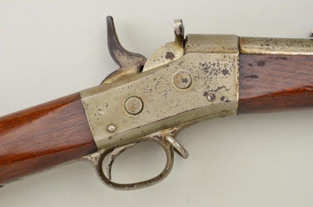 Presentation Remington Rolling Block rifle, .45 cal., 36” barrel ...
