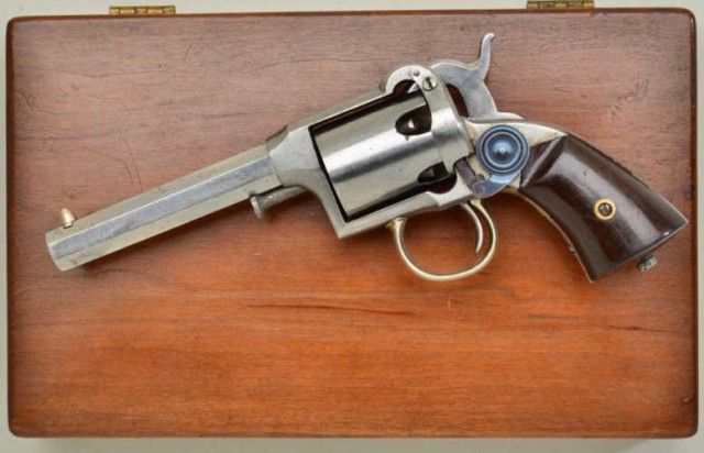 Wood cased Remington-Beals 1st Model Pocket revolver, .31 cal., 3 ...