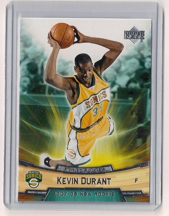 2007-08 Upper Deck Kevin Durant Rookie Card #11