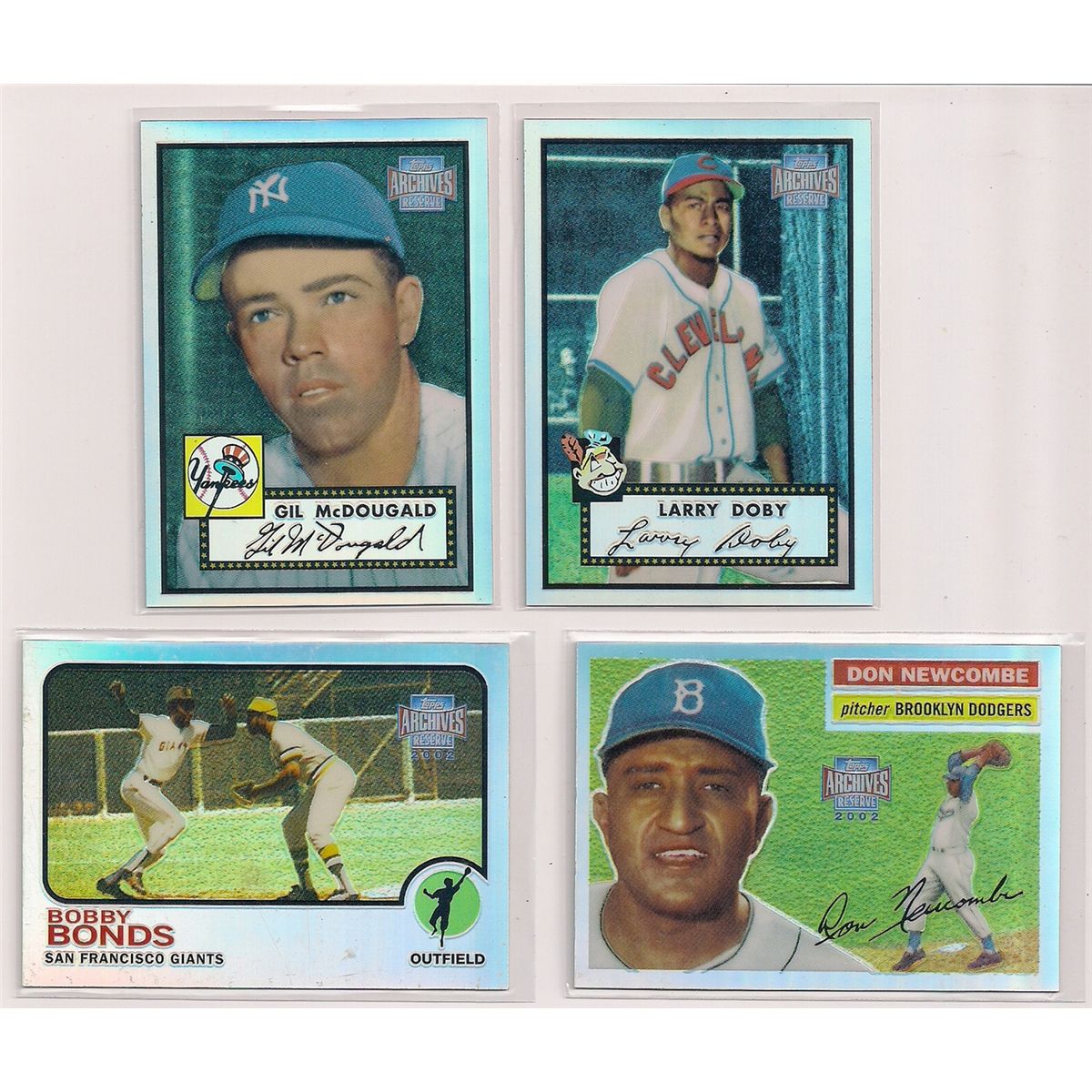 Lot of (11) 2001 Topps Archives Reserve Baseball Insert Cards