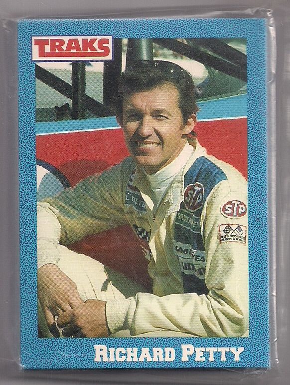 1991 Traks Racing Richard Petty 50-Card Complete Set