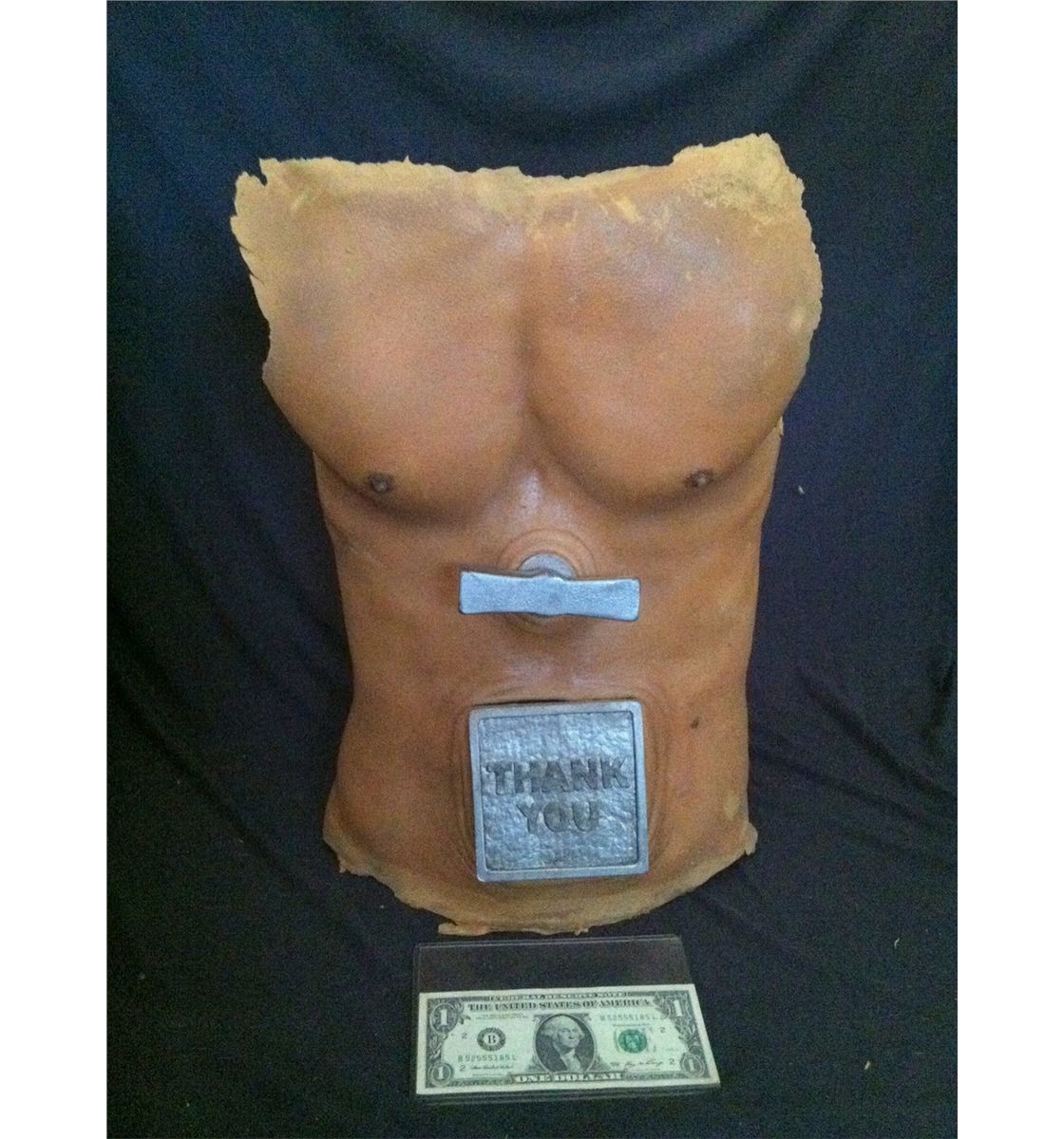 SKITTLES TV COMMERCIAL HUMAN GUMBALL MACHINE SILICONE TORSO RIG