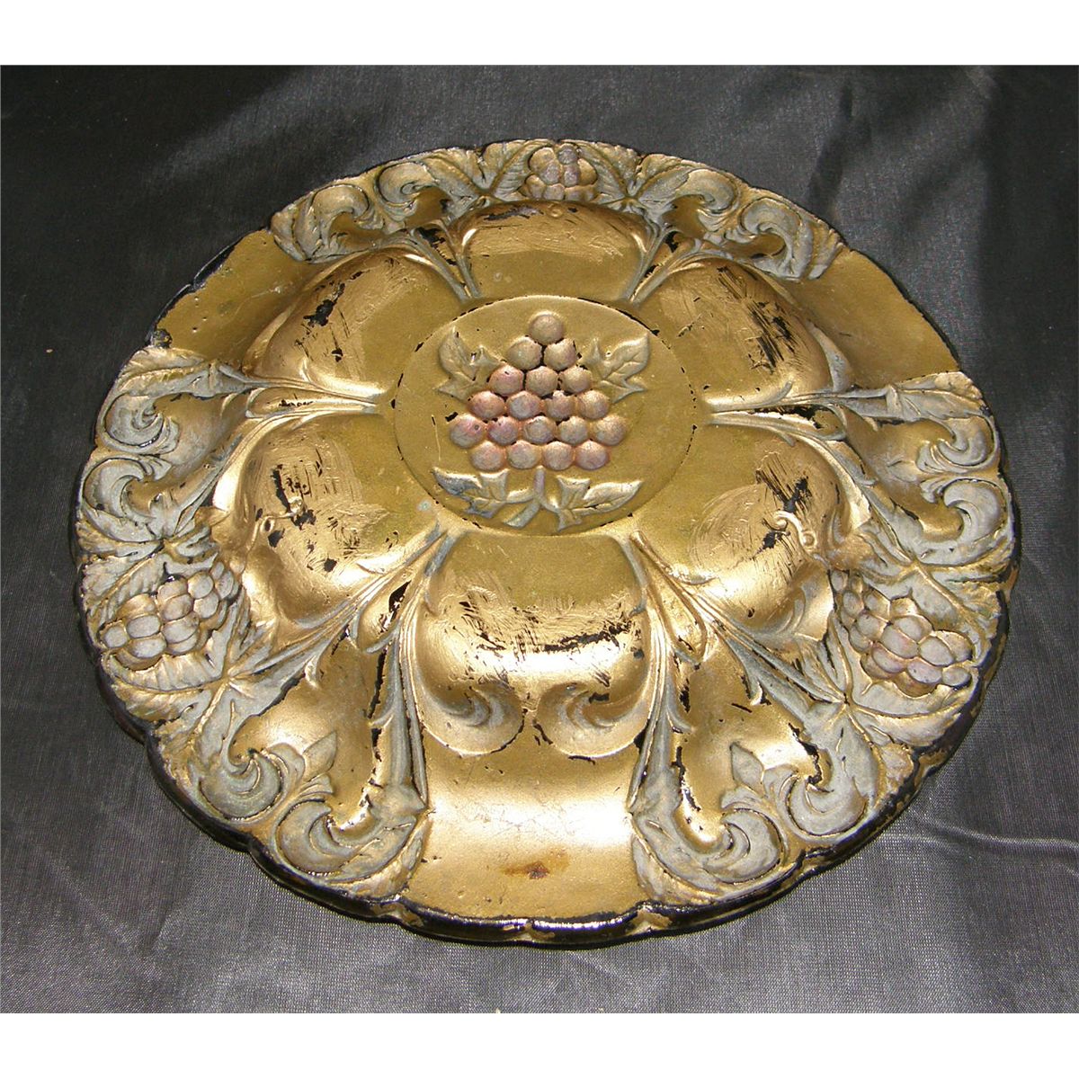 Goofus Ware Glass Plate