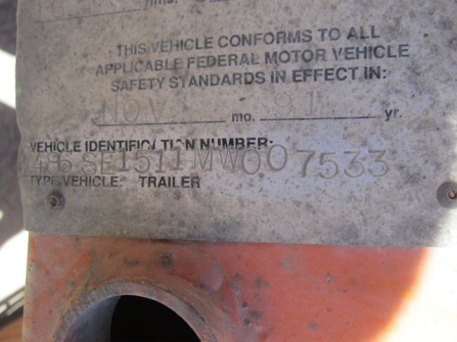 1991 Morbark 290 S/A Towable Brush Chipper