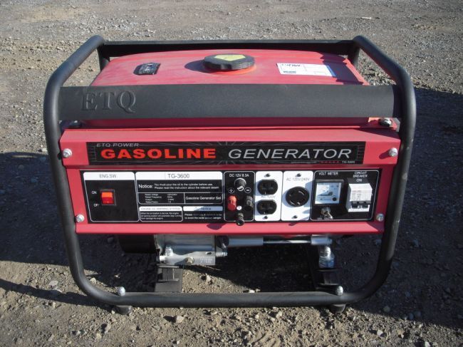 ETQ TG3600 Portable Gas Generator