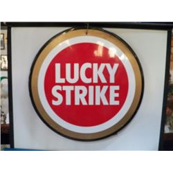 Double Sided Lucky Strike Sign 27" Round