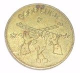 KNOTT'S BERRY FARM BUENA PARK, CA GOOD LUCK COIN *RARE NICE CONDITION*!!