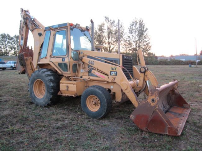 1990 Caterpillar 446 Loader Backhoe