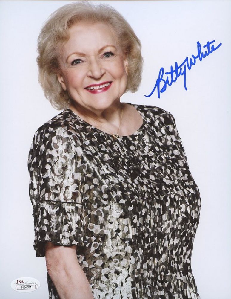 Betty White Signed 8x10 Photo (JSA COA)
