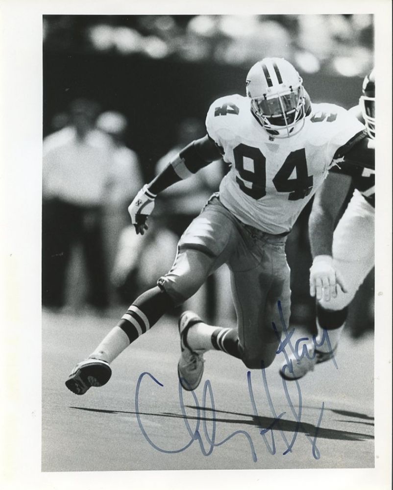 Charles Haley Signed Cowboys 8x10 Photo (JSA)