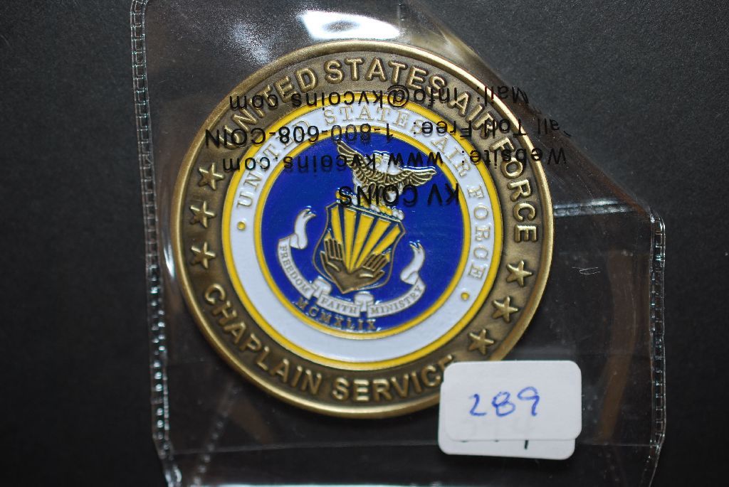 United States Air Force Chaplain Service Military Challenge Coin ...