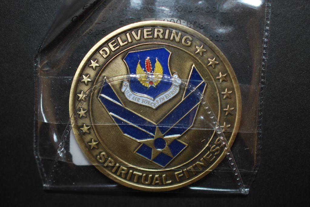 United States Air Force Chaplain Service Military Challenge Coin ...