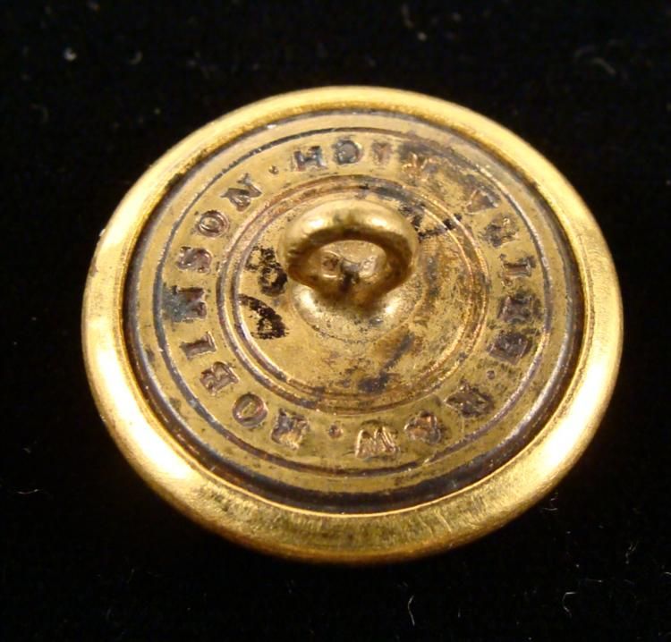 Civil War Military Antique Gilt Button Robinson Extra