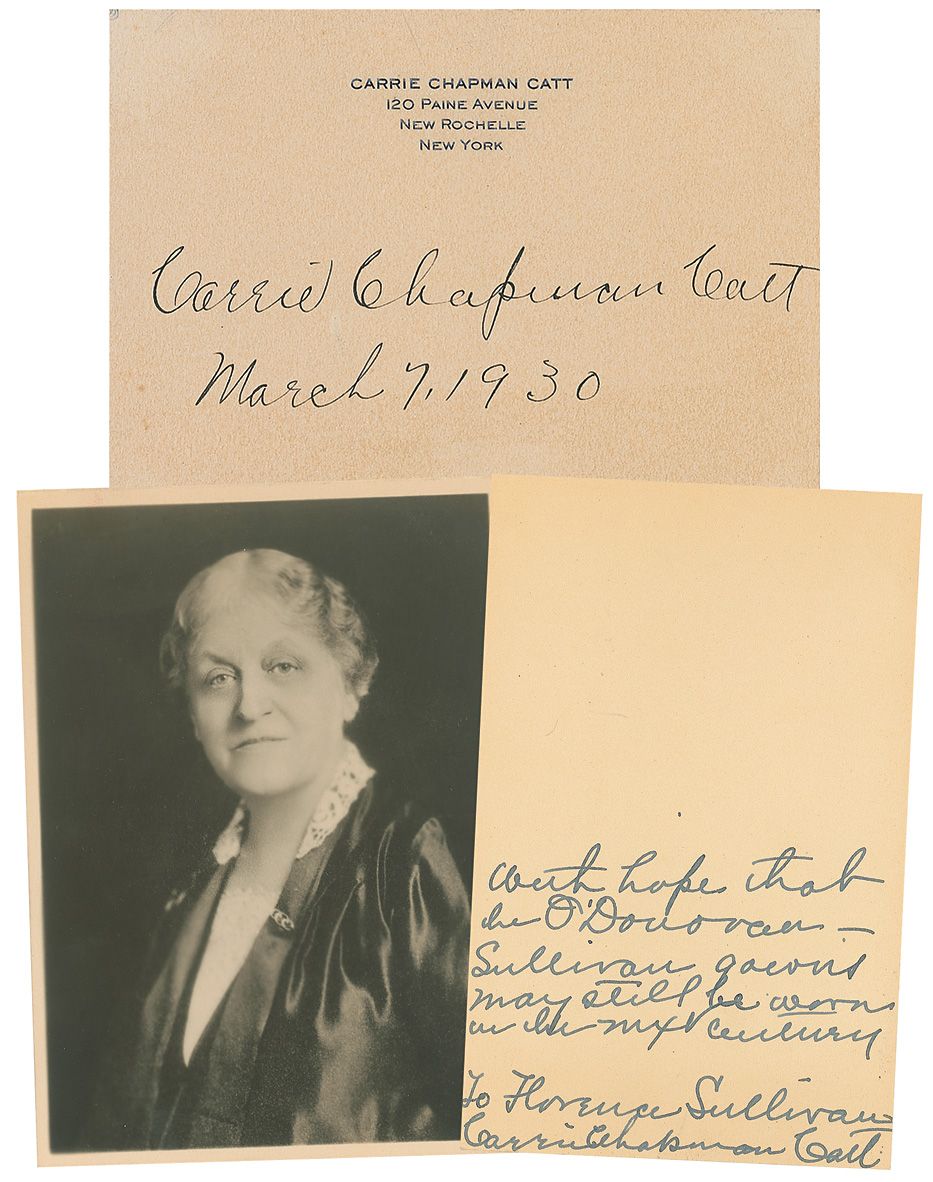 Women's Rights: Carrie Chapman Catt