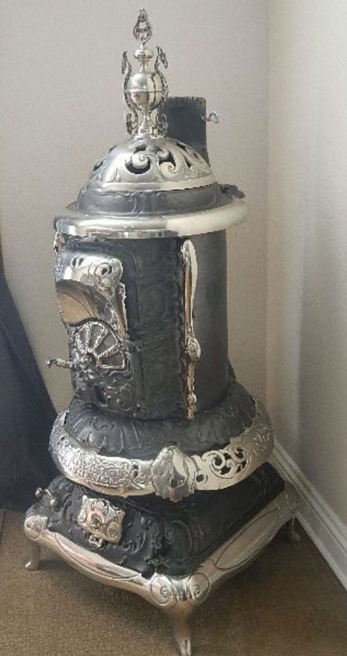 Antique Pot Belly Air Tight Florence Stove N 155