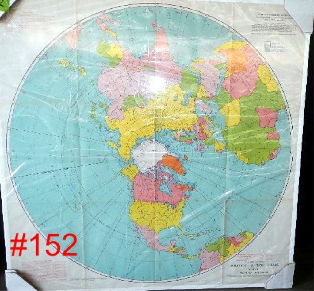 Time chart world map