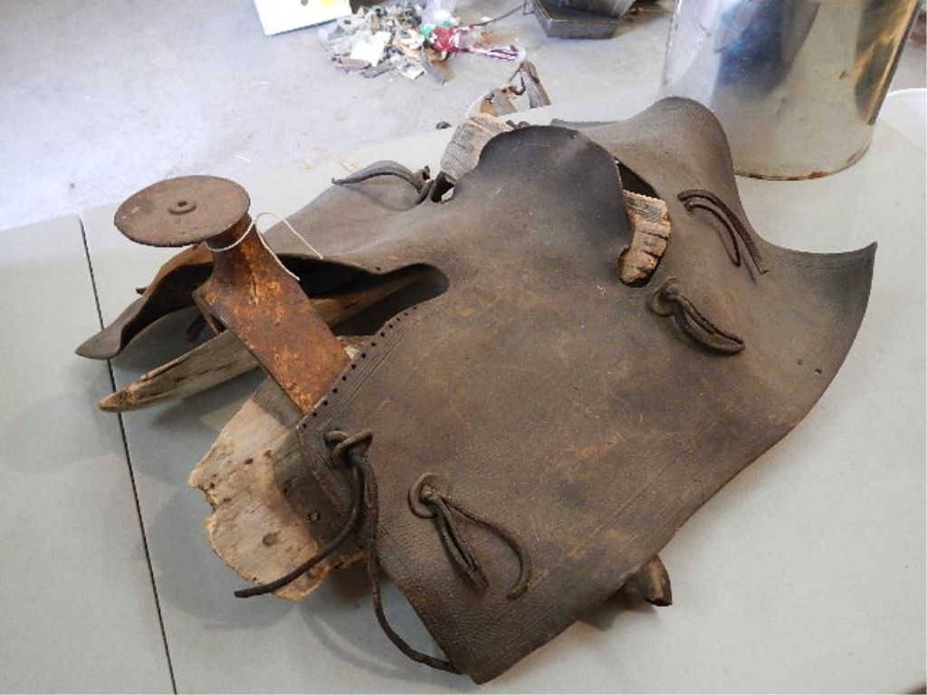 Antique Saddle Frame and Horn