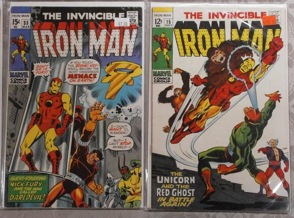 8 Marvel Comics The Invincible Iron Man 1969 - 74