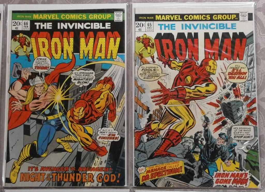 8 Marvel Comics The Invincible Iron Man 1969 - 74
