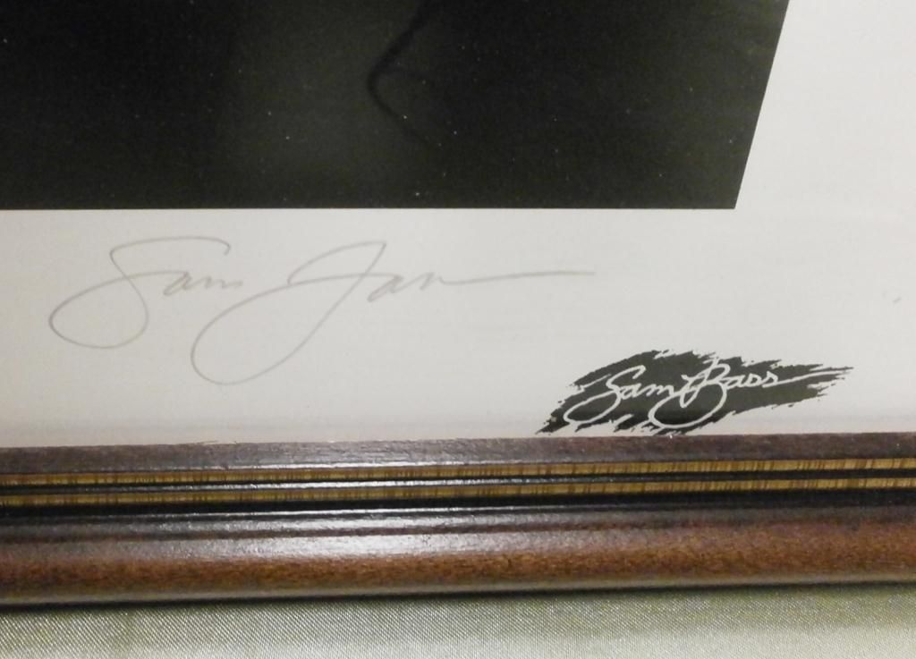 Dale Earnhardt Magnificent Seven Sam Bass Signed