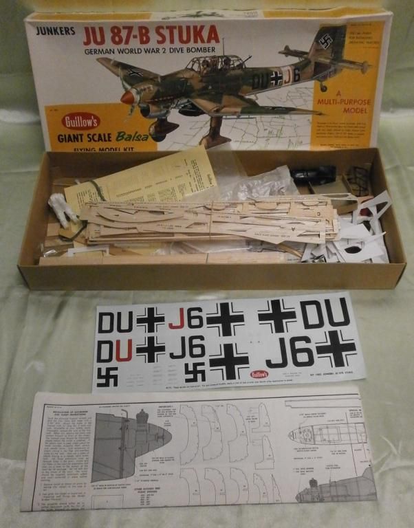 Guillow's Giant Scale JU 87-B Stuka Model Kit