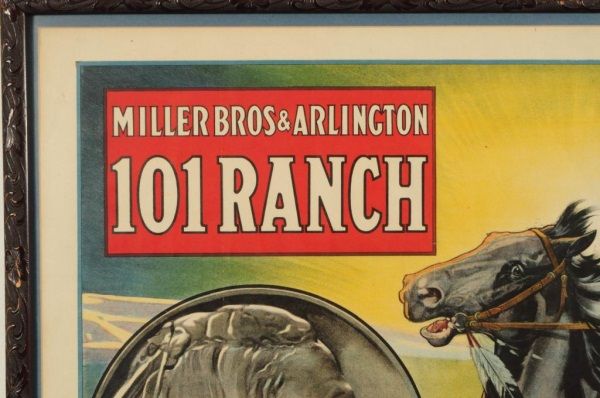 101 Ranch Chief Iron Tail Wild West Show Poster