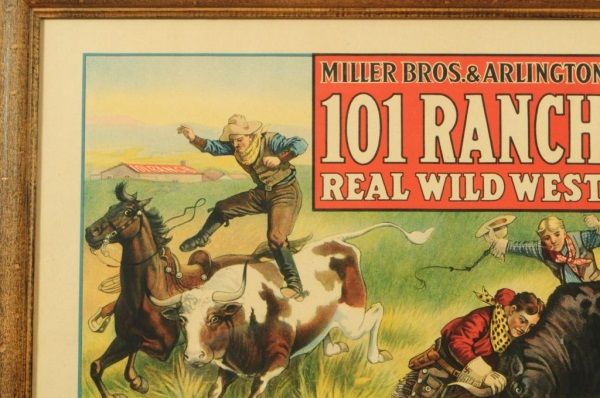101 Ranch Cowboys Wild West Show Poster 1914