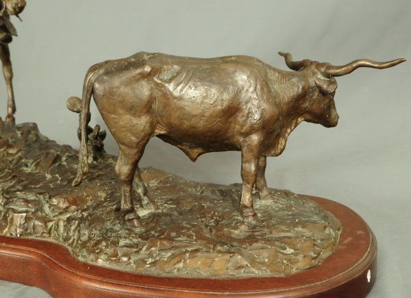 "The Brand Inspector" Jim Reno Western Bronze