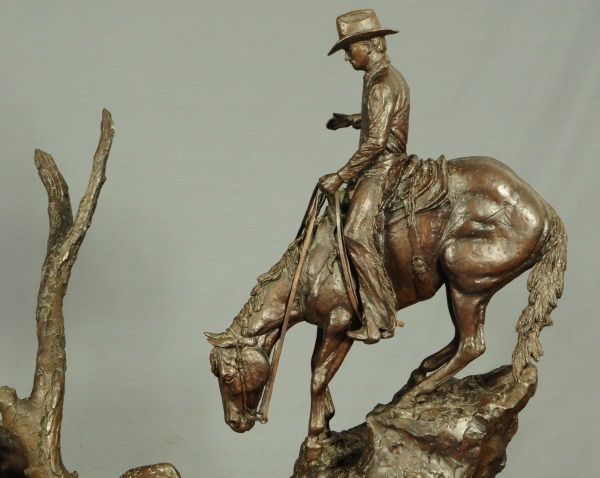 "Cow Pony" Jim Reno Western Bronze