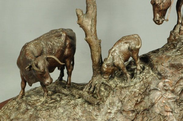 "Cow Pony" Jim Reno Western Bronze